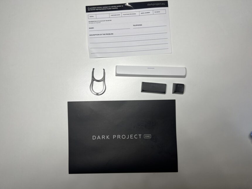 Klawiatura niczym obraz - recenzja Dark Project DPO 87